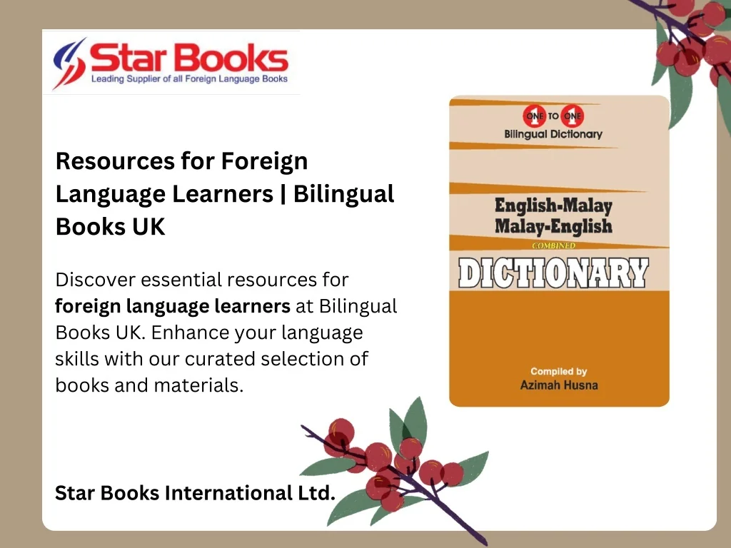 PPT - Resources for Foreign Language Learners Bilingual Books UK ...