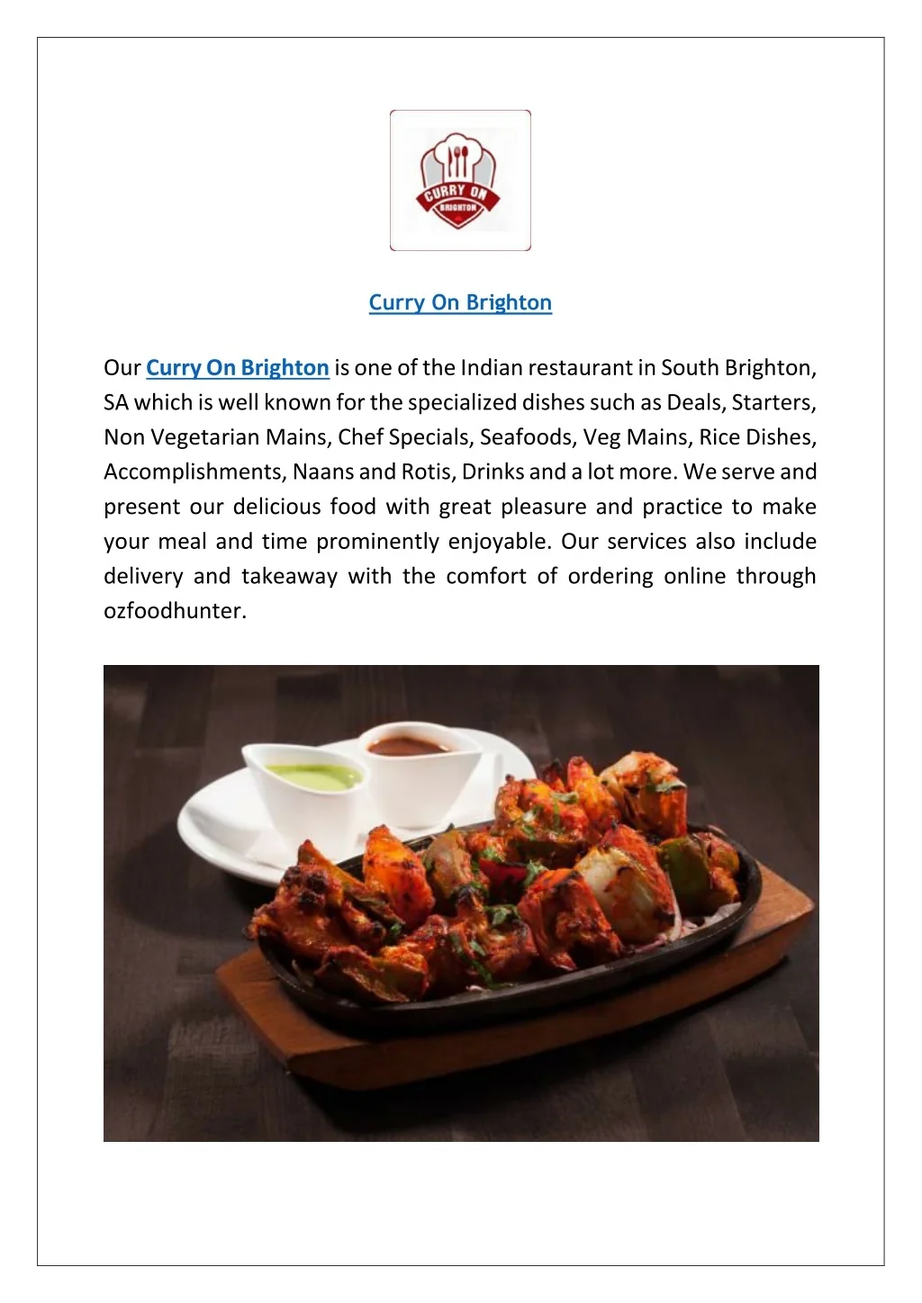 PPT - Curry On Brighton PowerPoint Presentation, free download - ID ...