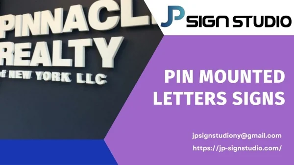 PPT - Enhance Your Business Visibility with Pin Mounted Letters Signs ...