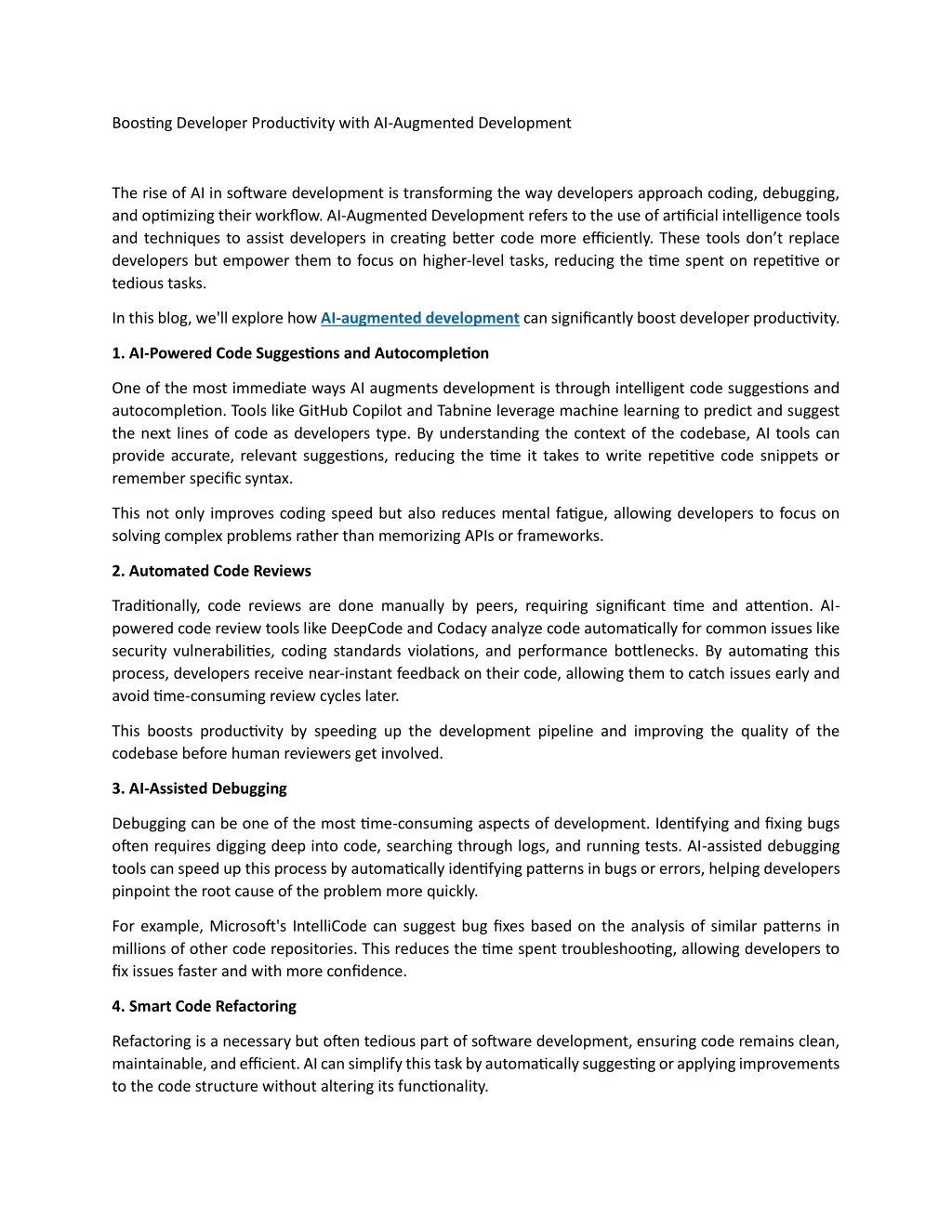 PPT - Boosting Developer Productivity with AI-Augmented Development PowerPoint Presentation - ID ...