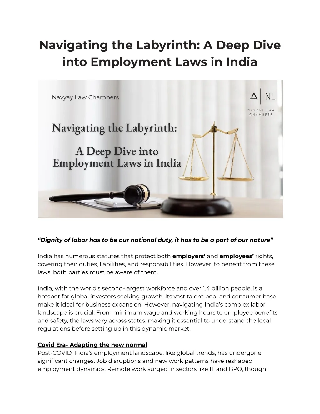 PPT - Navigating the Labyrinth_ A Deep Dive into Employment Laws in ...