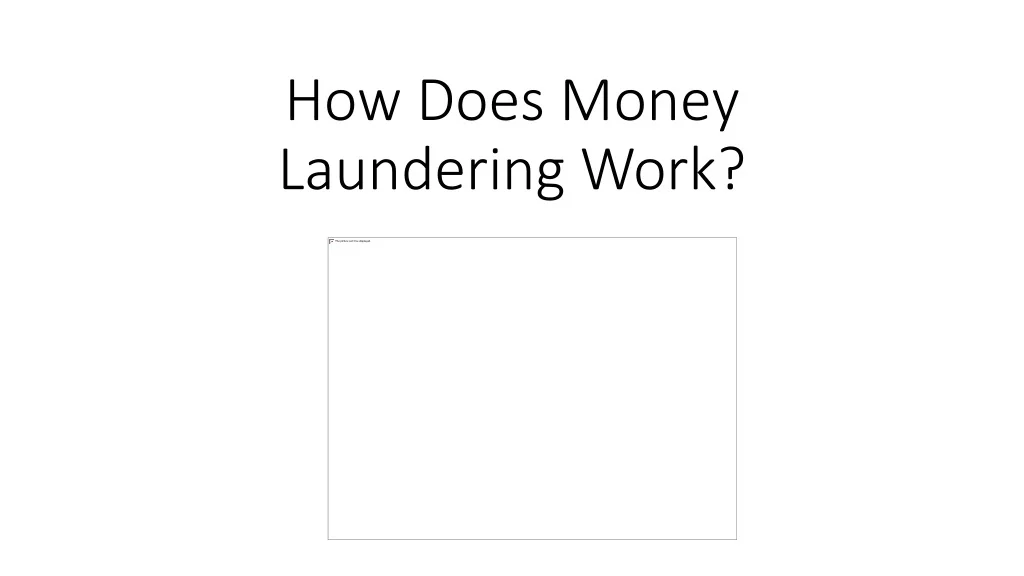 PPT - How Does Money Laundering Work PowerPoint Presentation, free ...