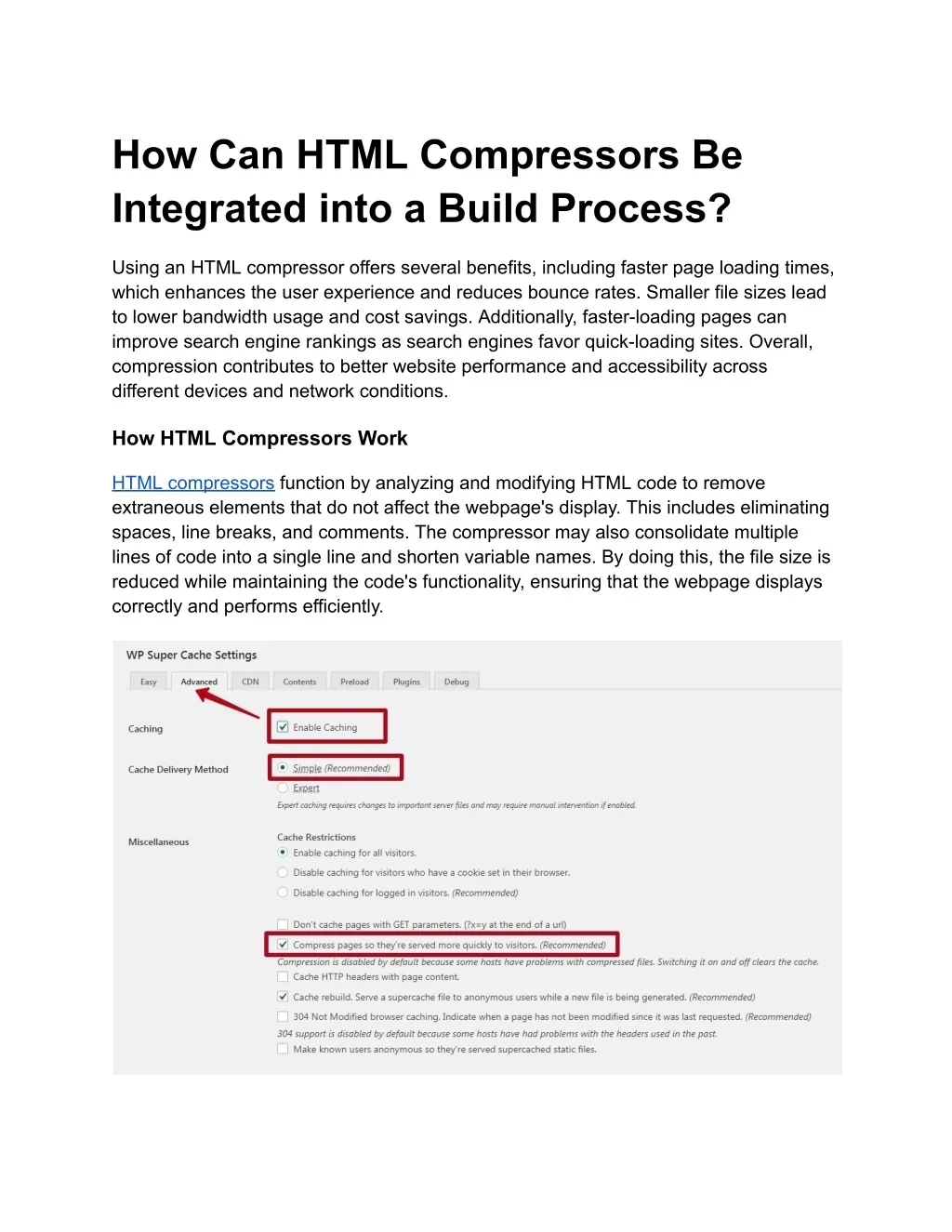PPT - How Can HTML Compressors Be Integrated into a Build Process ...