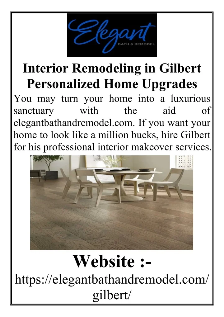 PPT - Interior Remodeling in Gilbert Personalized Home Upgrades ...