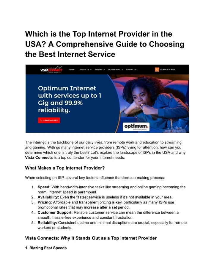 PPT - Which is the Top Internet Provider in the USA PowerPoint ...