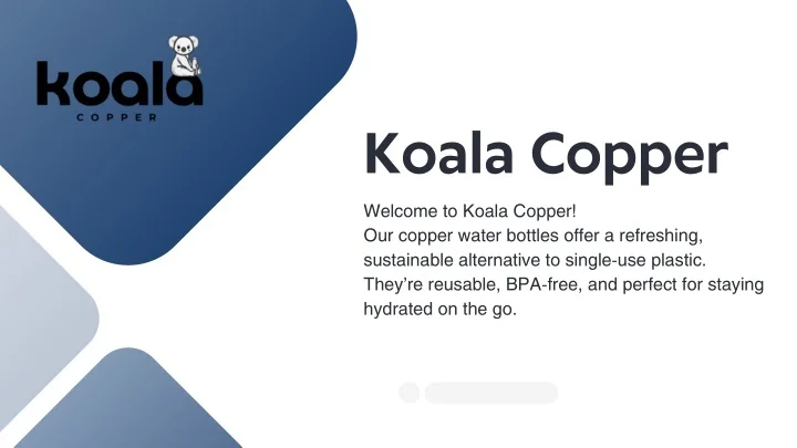 PPT - Choose Quality with Koala Copper: Pure Copper Water Bottles for ...