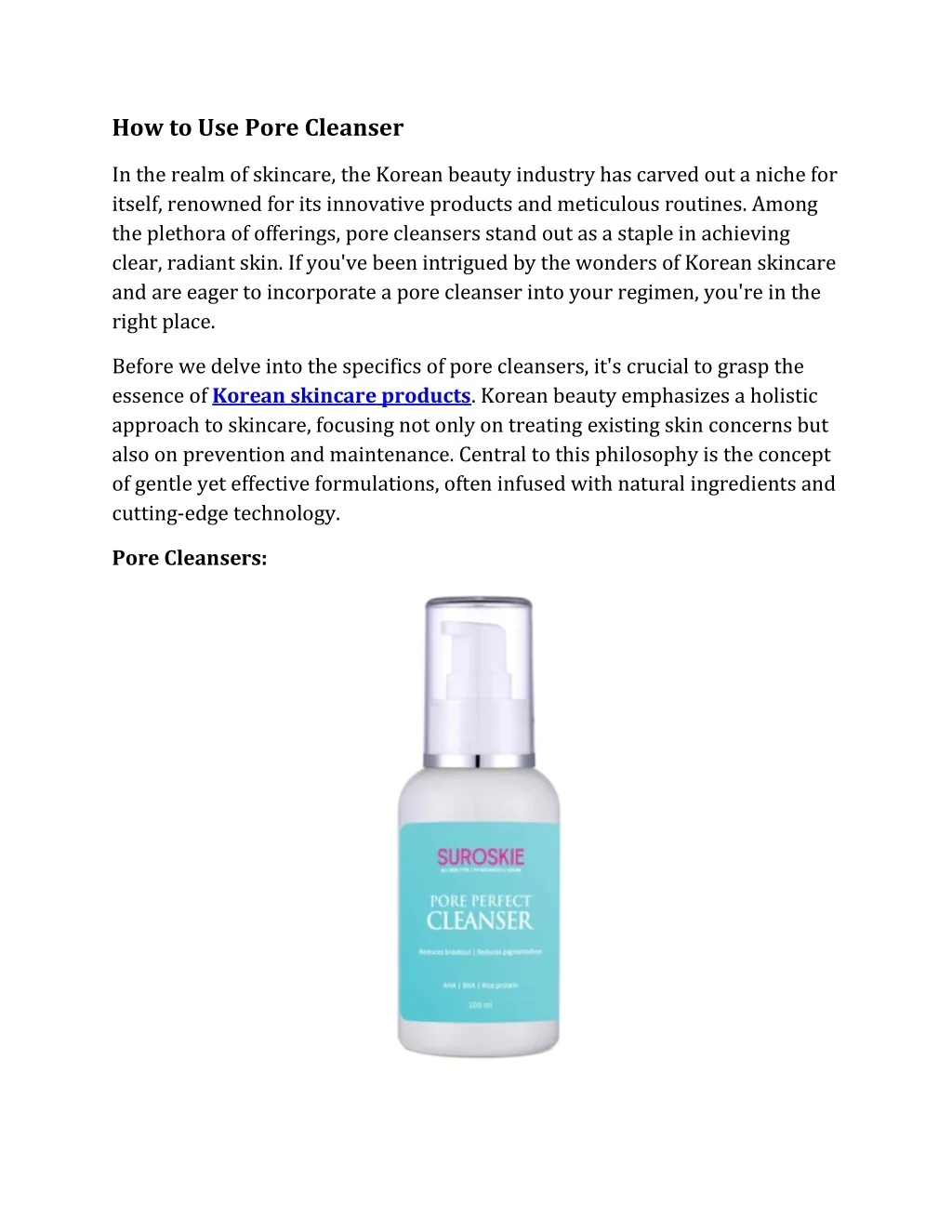 PPT - How to Use Pore Cleanser PowerPoint Presentation, free download - ID:13585673