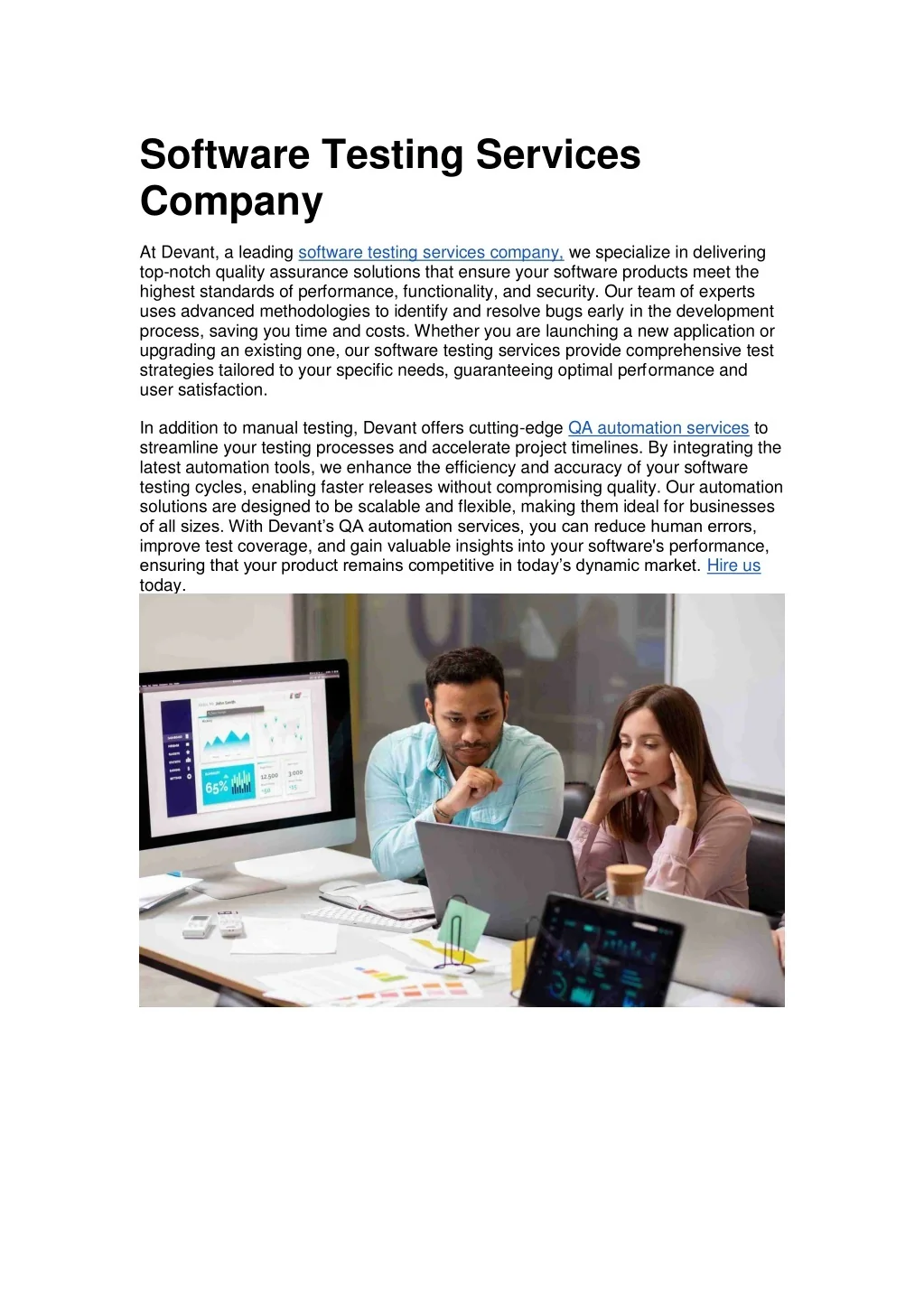 PPT - Software Testing Services Company PowerPoint Presentation, free ...