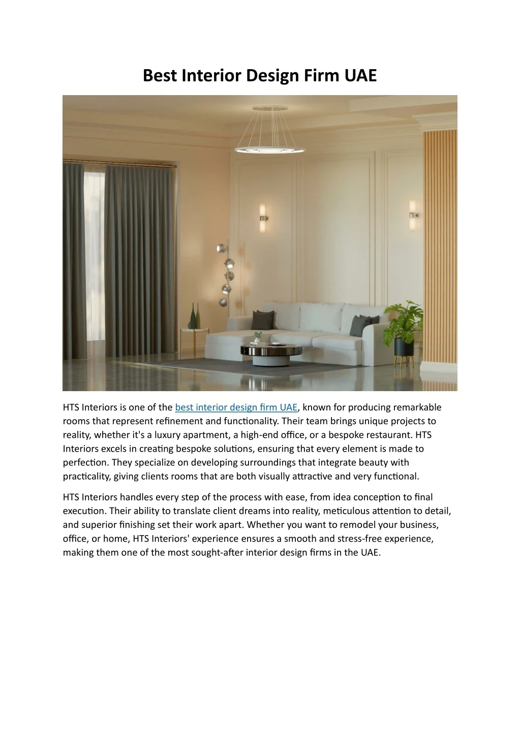 PPT - Best Interior Design Firm UAE PowerPoint Presentation, free ...
