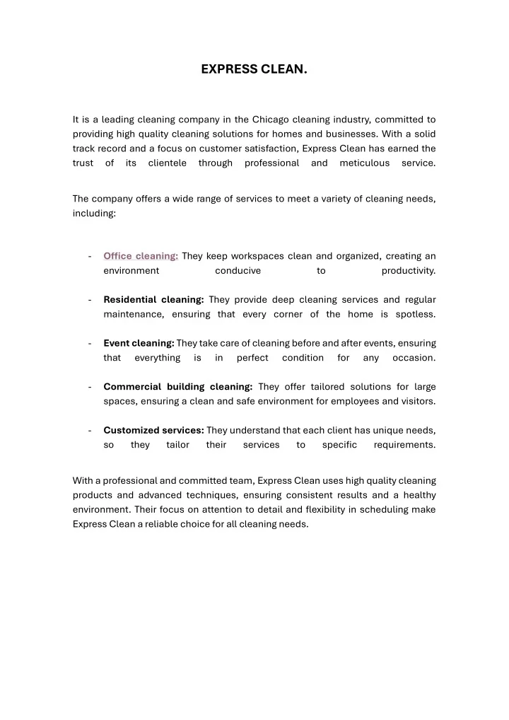 PPT - EXPRESS CLEAN PowerPoint Presentation, free download - ID:13587987