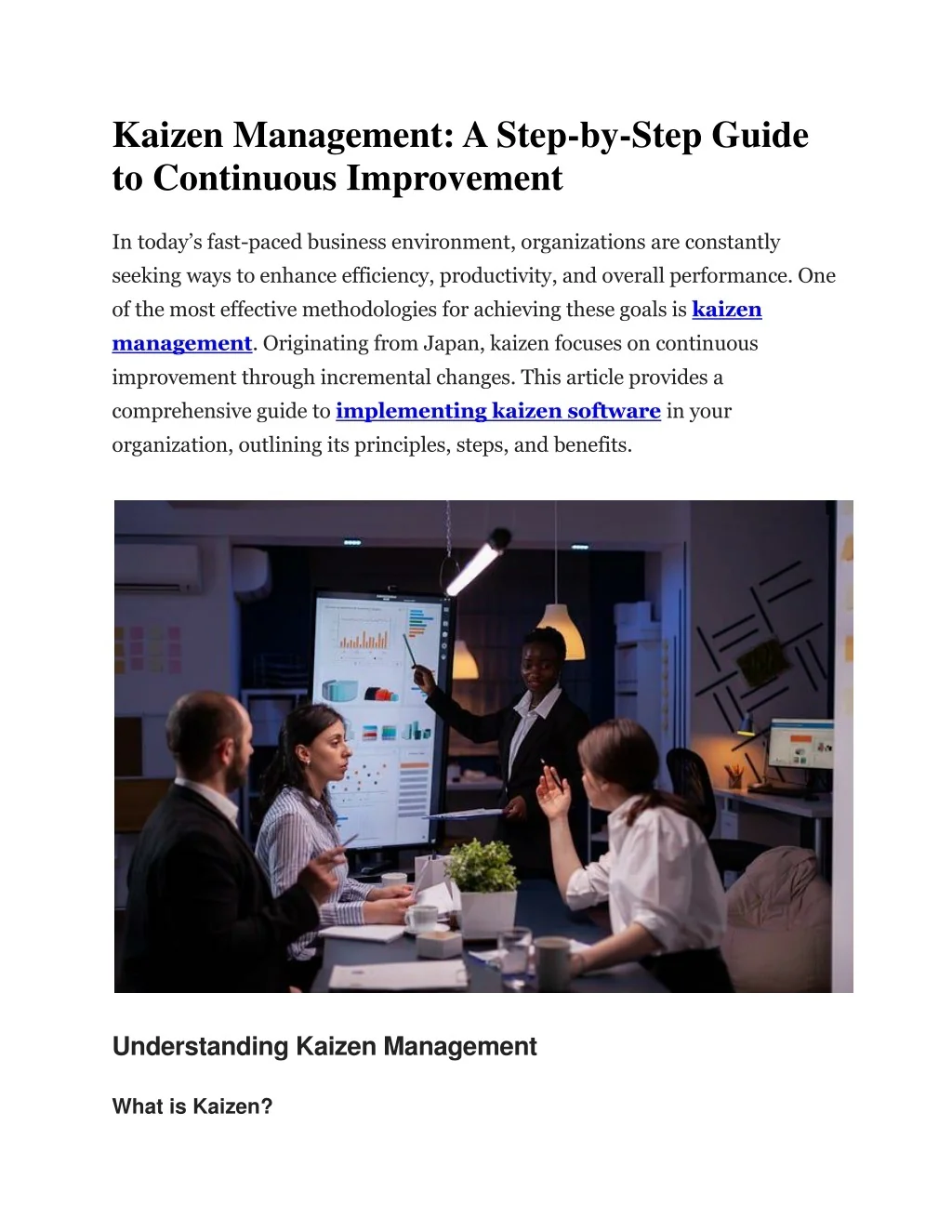 PPT - Kaizen Management_ A Step-by-Step Guide to Continuous Improvement ...