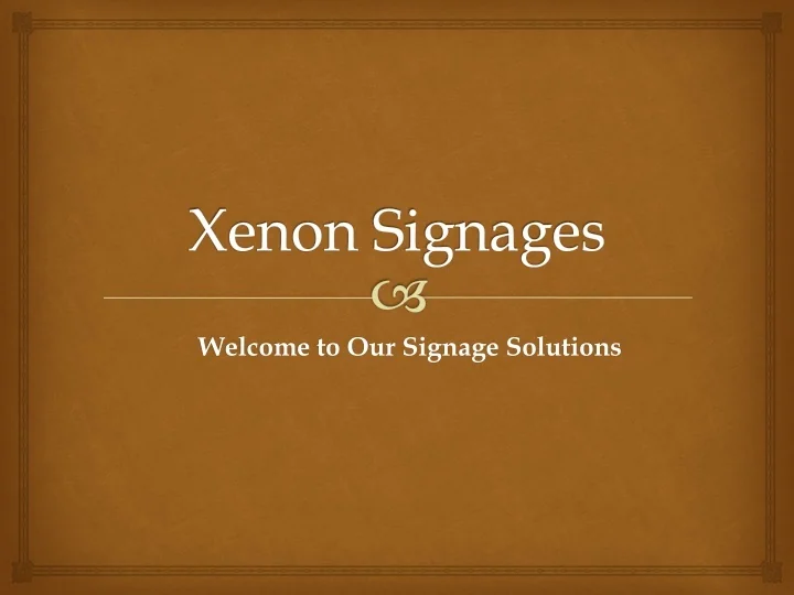 PPT - Signage Companies in India PowerPoint Presentation, free download ...