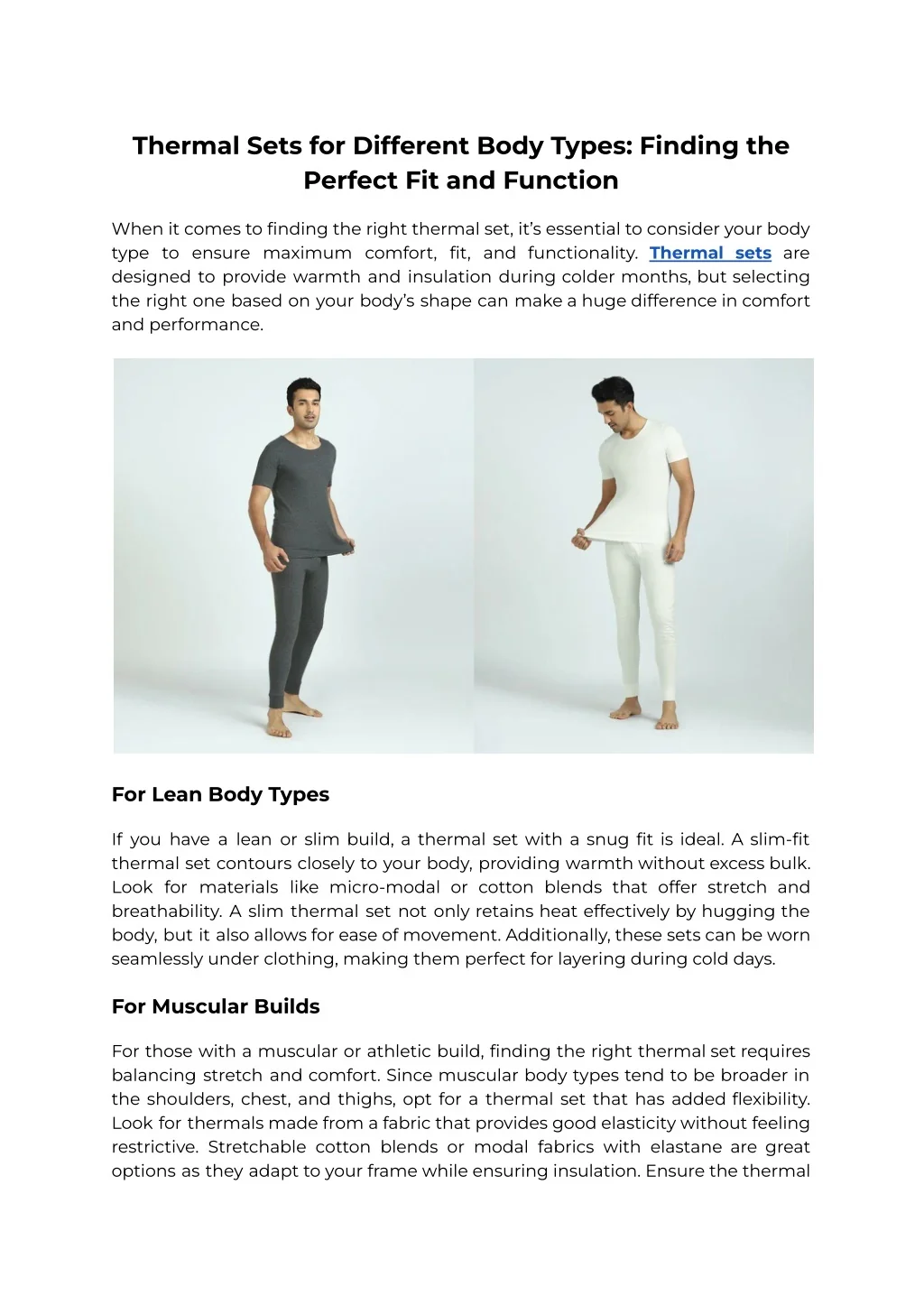 PPT - Thermal Sets for Different Body Types_ Finding the Perfect Fit ...