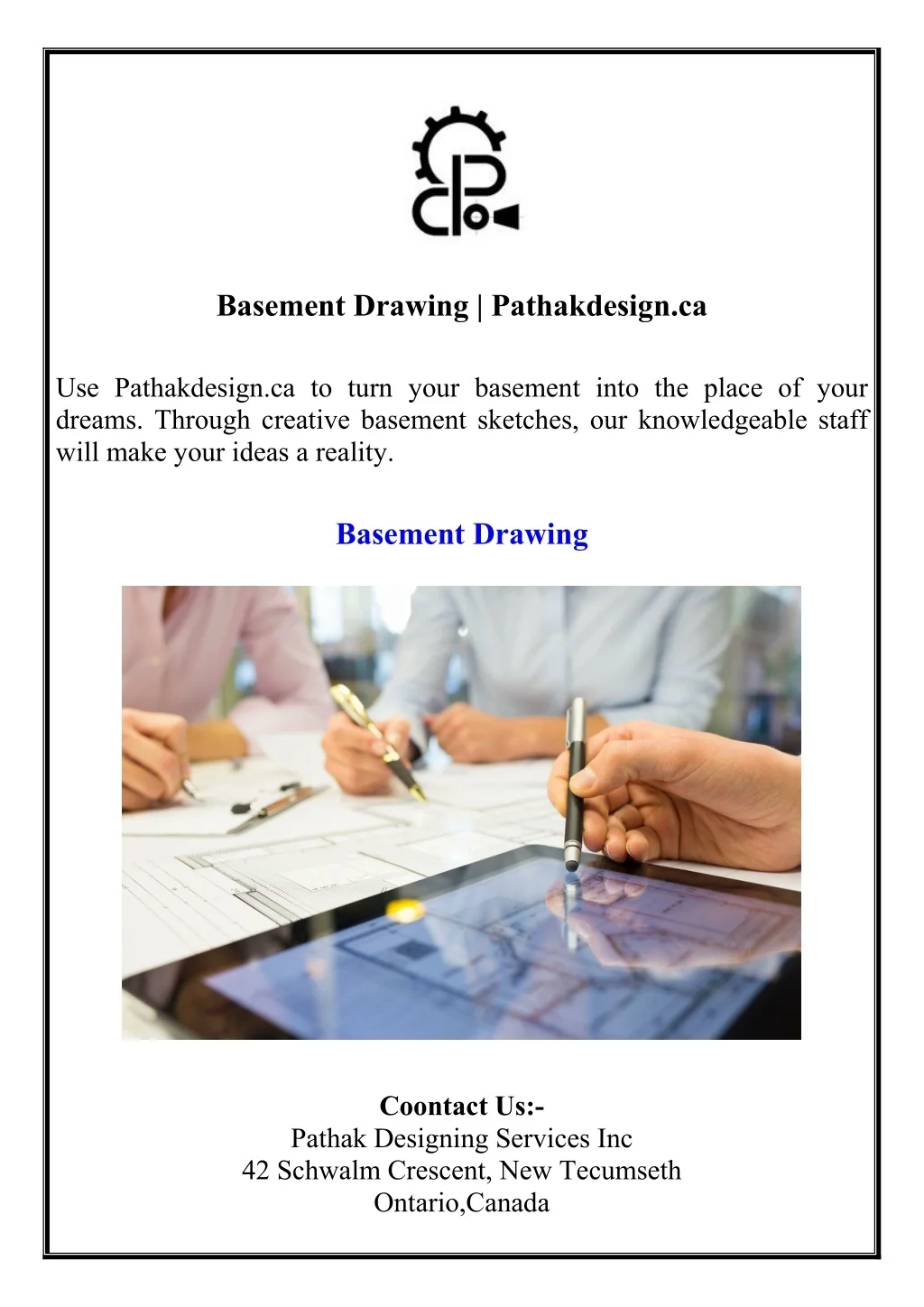 PPT - Basement Drawing Pathakdesign.ca PowerPoint Presentation, free ...