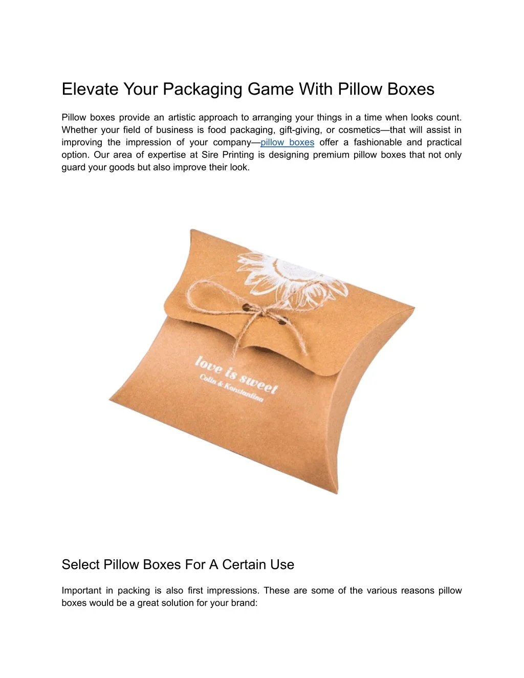 PPT - Elevate Your Packaging Game with Custom Pillow Boxes PowerPoint Presentation - ID:13591819