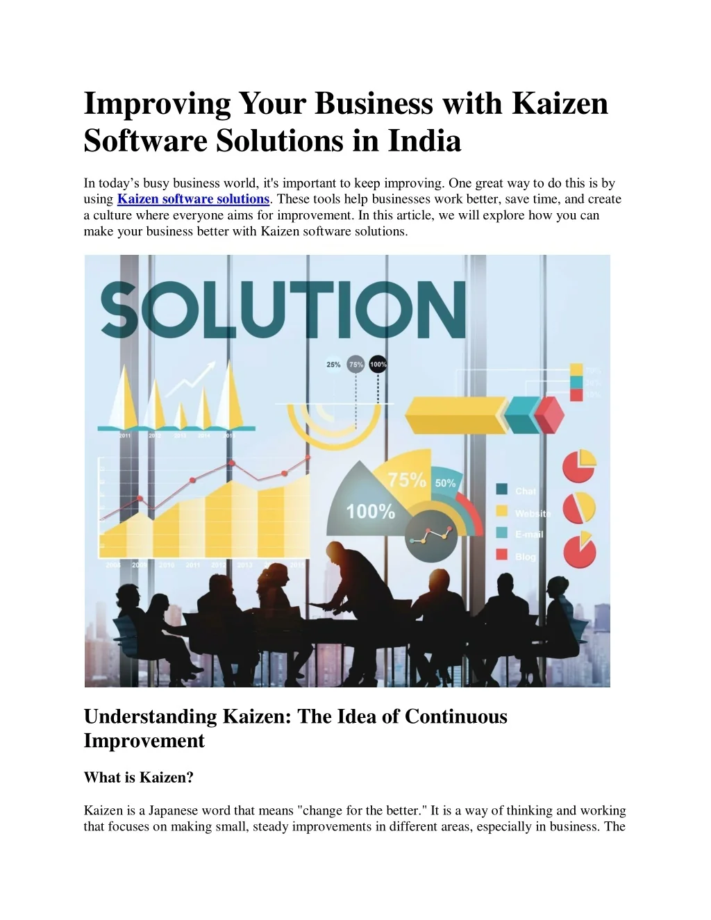 PPT - Improving Your Business with Kaizen Software Solutions PowerPoint ...
