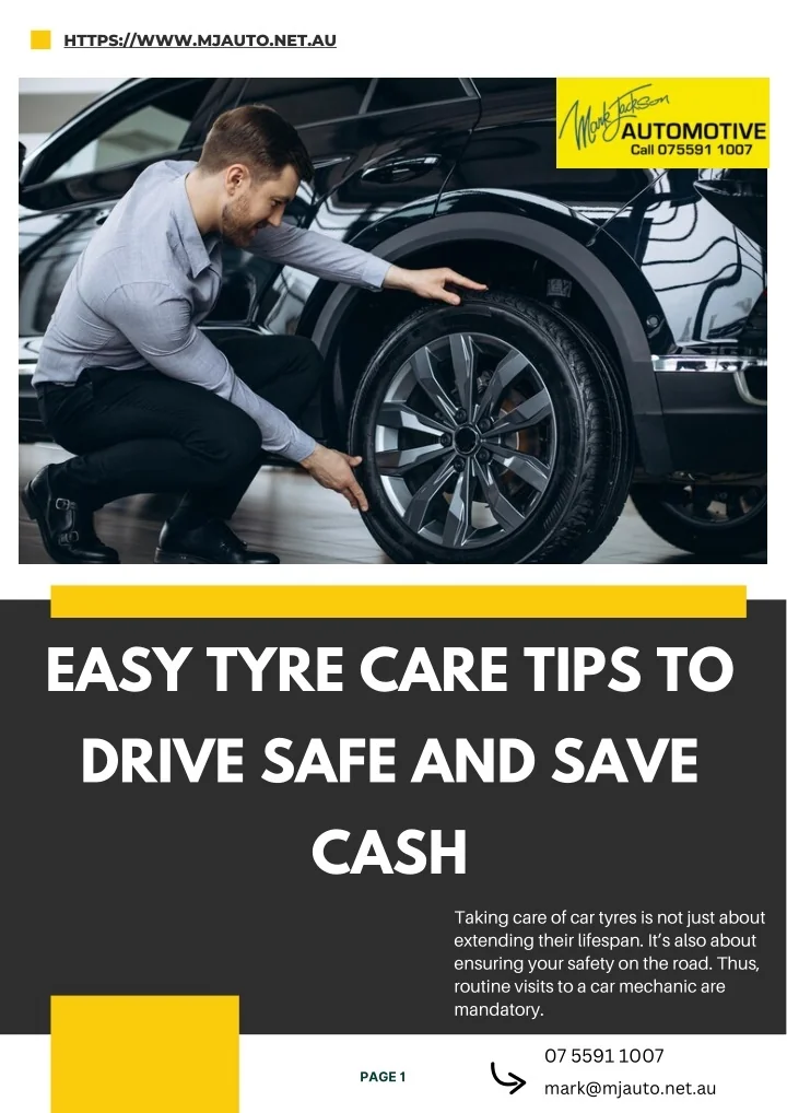 PPT - Easy Tyre Care Tips to Drive Safe and Save Cash PowerPoint ...