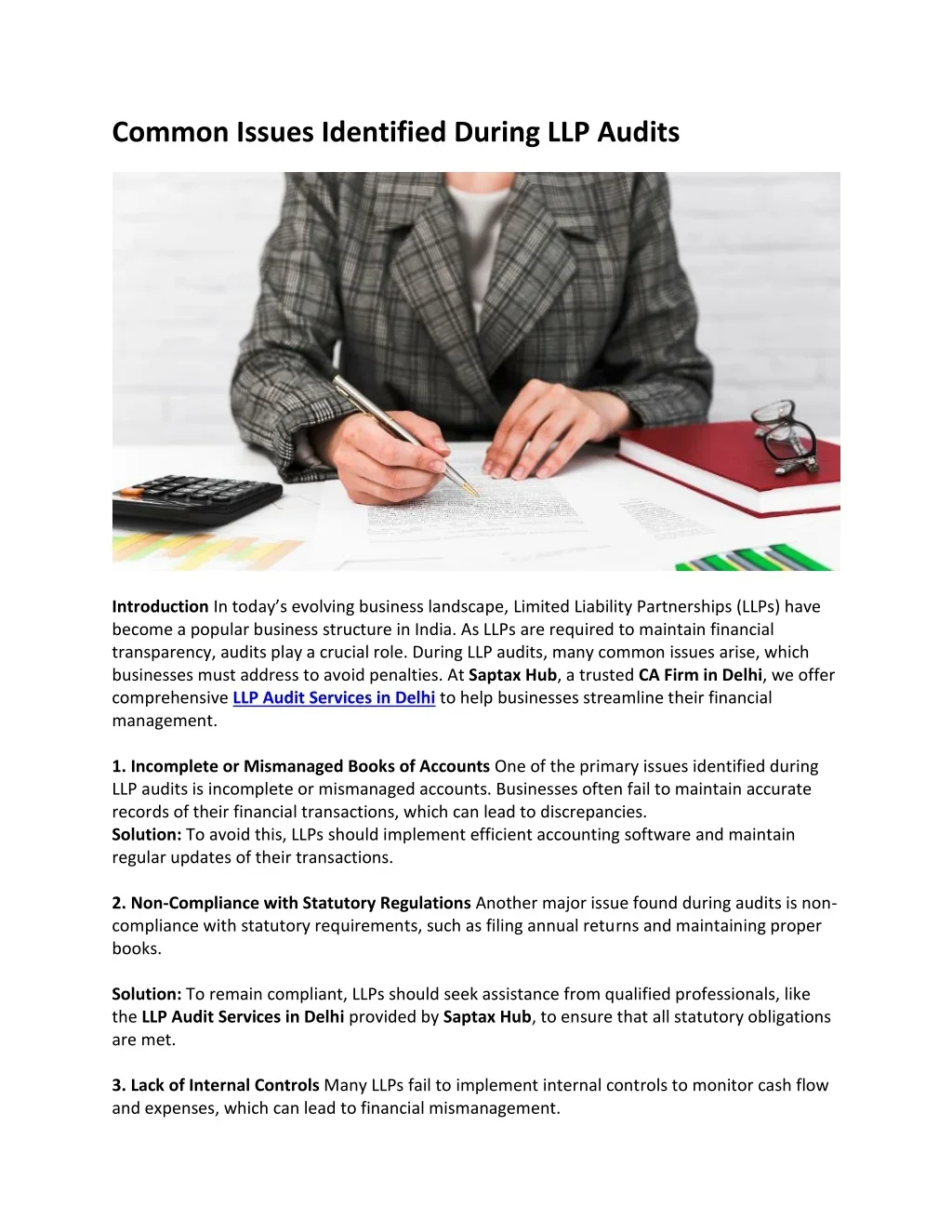 PPT - Common Issues Identified During LLP Audits PowerPoint ...