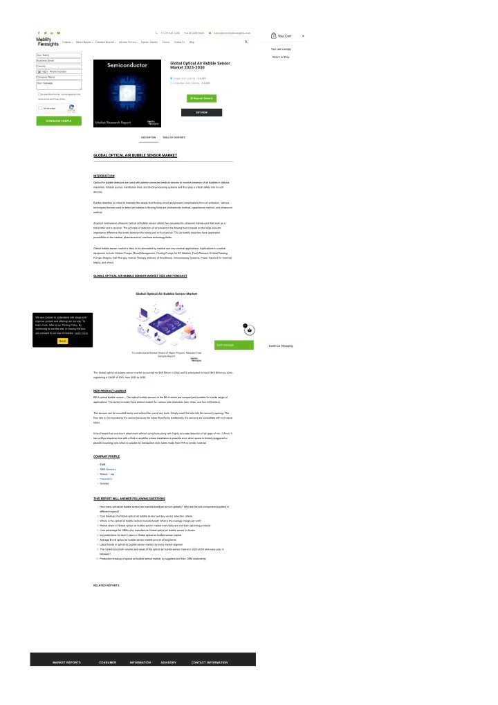 PPT - Key Drivers in Optical Air Bubble Sensor Market 2030 PowerPoint Presentation - ID:13598323