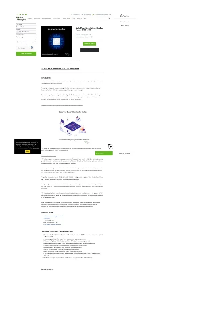 PPT - From Manufacturing to Logistics: The Growing Tray-Based Vision ...