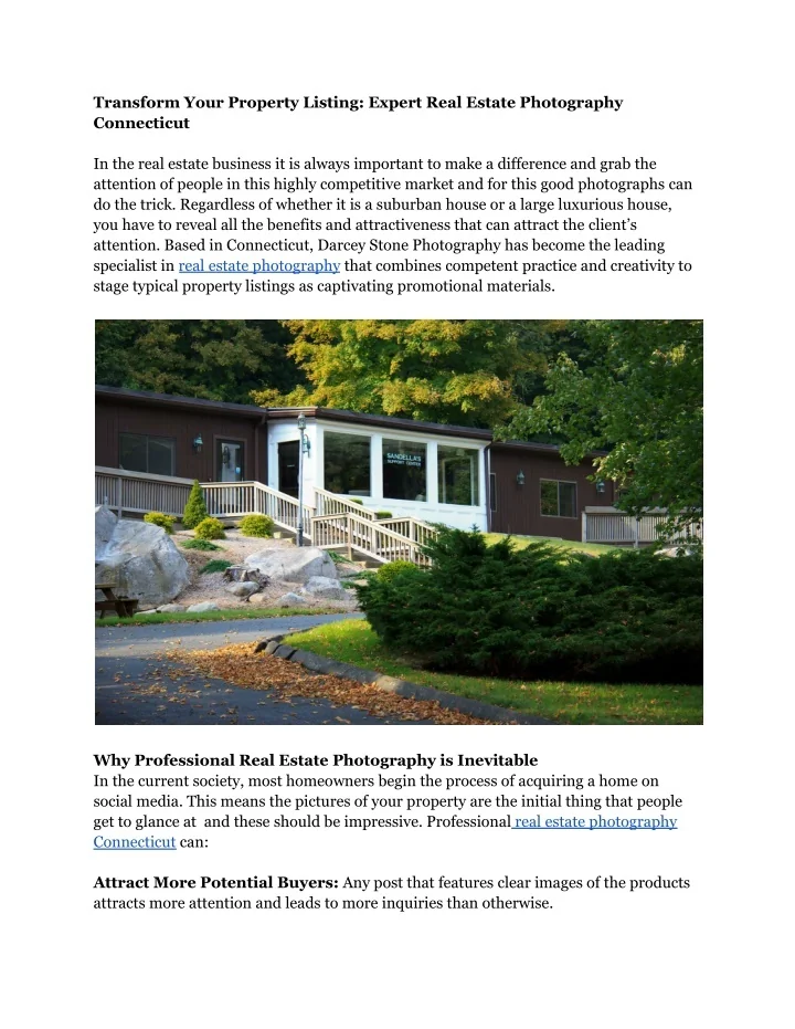 PPT - Boost Your Sales with a Real Estate Photographer Connecticut ...
