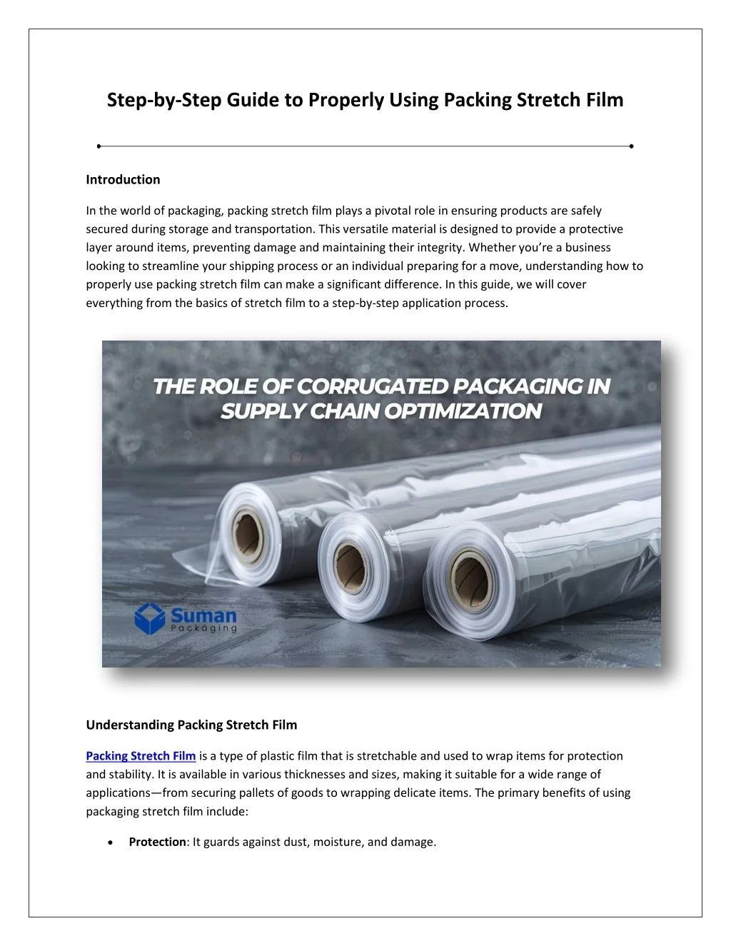 PPT - Step-by-Step Guide to Properly Using Packing Stretch Film ...