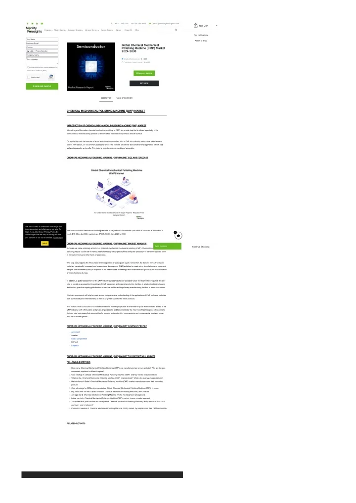 PPT - Global Chemical Mechanical Polishing (CMP) Machine Market Trends 2024-2030 PowerPoint ...