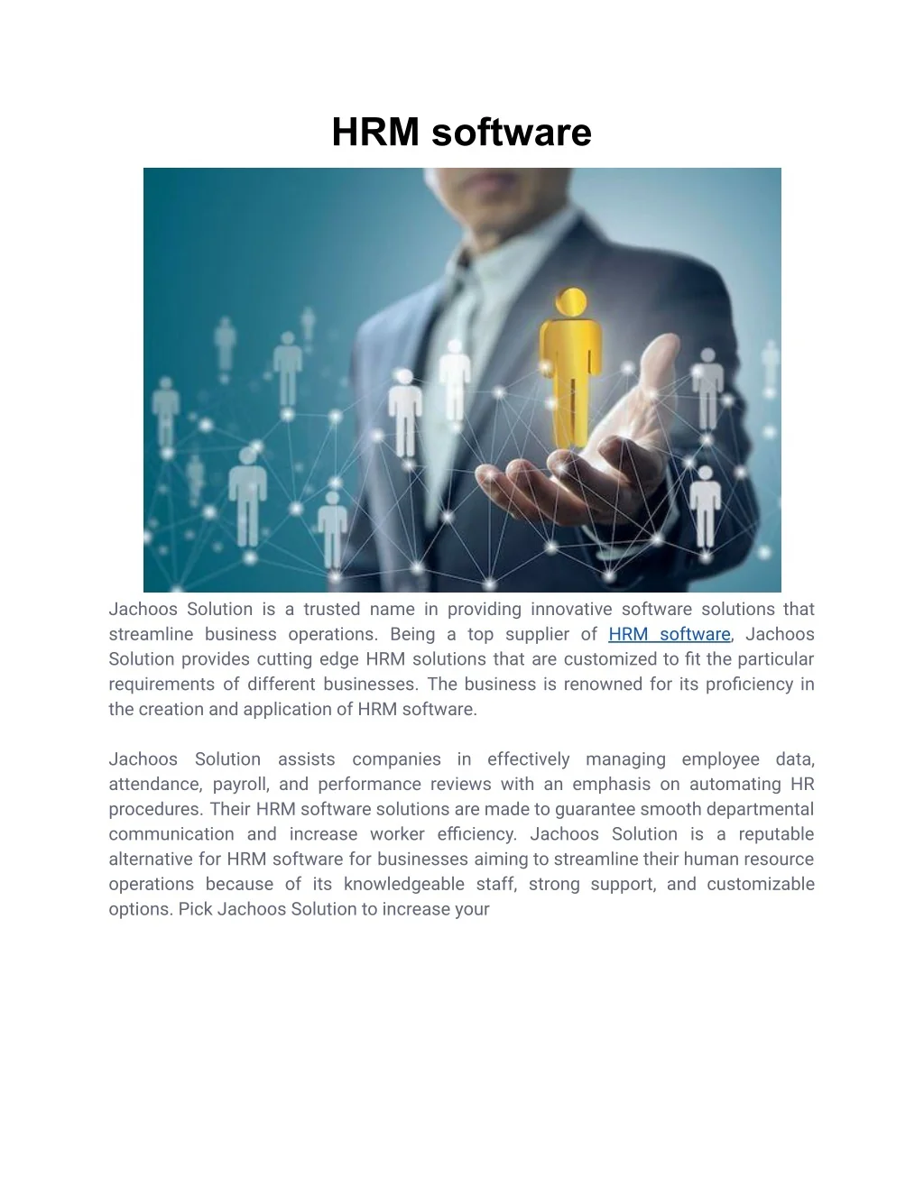 PPT - HRM software PowerPoint Presentation, free download - ID:13605834