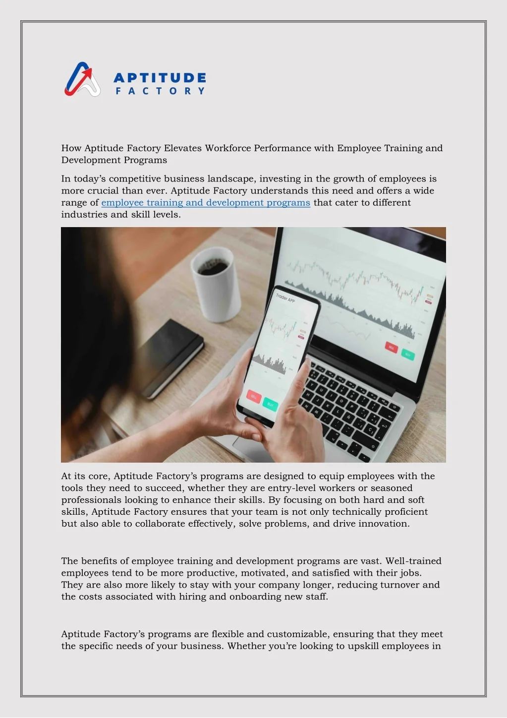 PPT - How Aptitude Factory Elevates Workforce Performance with Employee ...