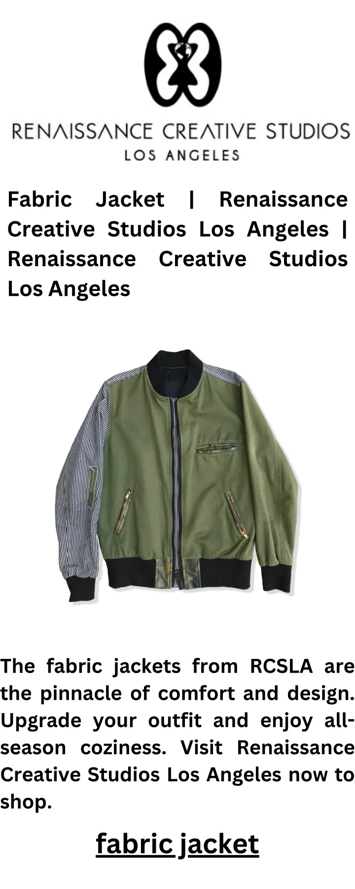 PPT - Fabric Jacket Renaissance Creative Studios Los Angeles ...