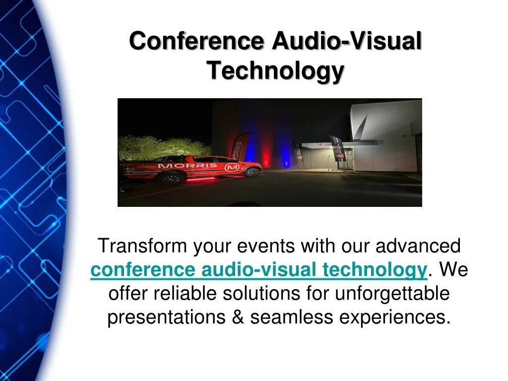 PPT - Conference Audio-Visual Technology PowerPoint Presentation, free ...