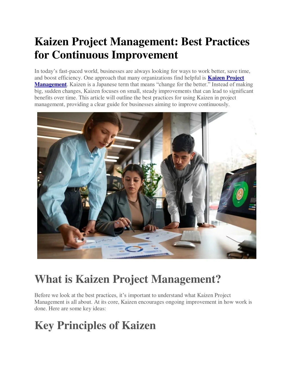 PPT - Kaizen Project Management - Best Practices for Continuous ...