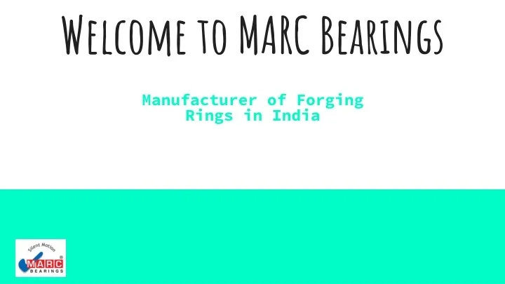 PPT - Find the Leading Manufacturer of Forging Rings in India ...