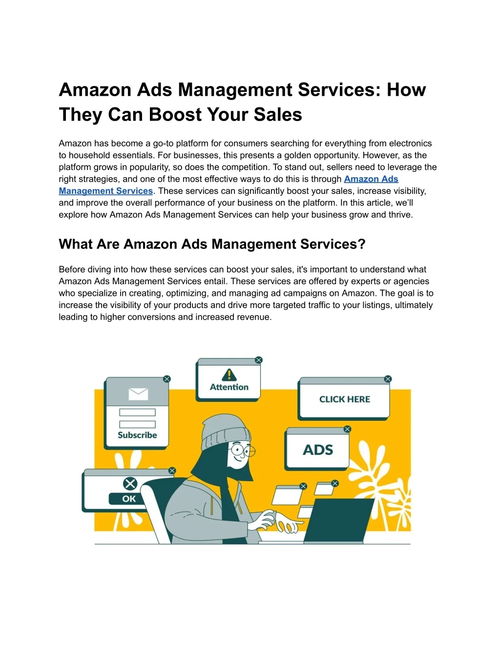 PPT - Amazon Ads Management Services_ How They Can Boost Your Sales ...