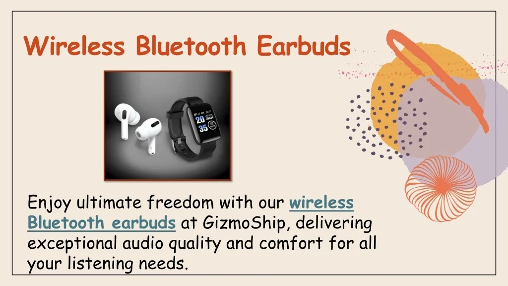 PPT - Wireless Bluetooth Earbuds PowerPoint Presentation, free download ...