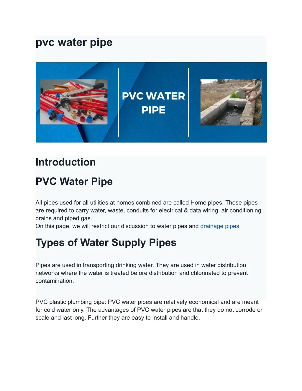 PPT - pvc water pipe PowerPoint Presentation, free download - ID:13616346