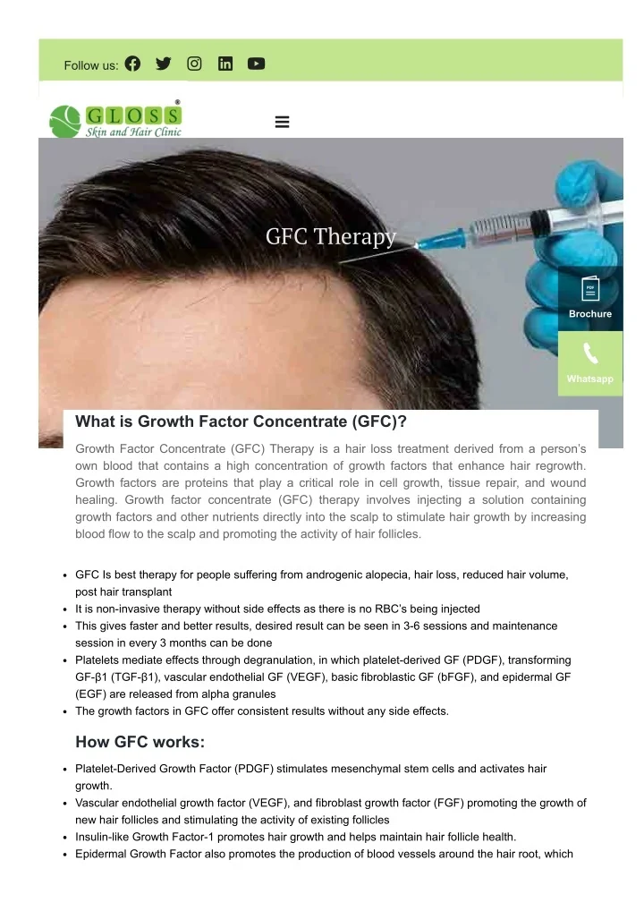 PPT - GFC Therapy in Mumbai A Revolutionary Solution for Hair Loss ...
