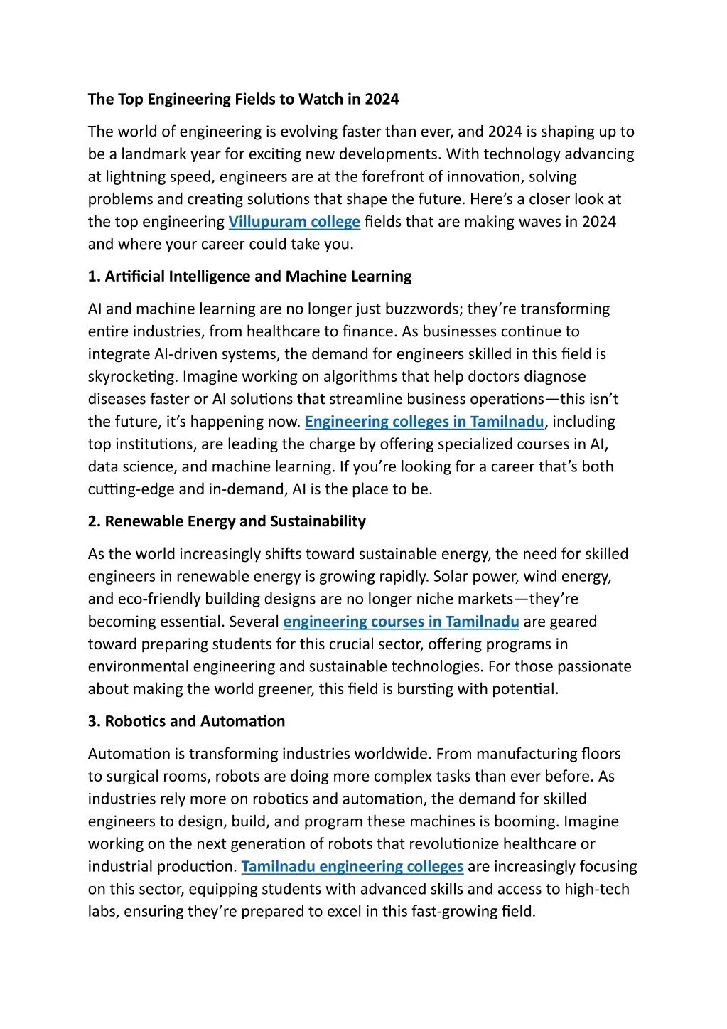 PPT - The Top Engineering Fields to Watch in 2024 PowerPoint ...