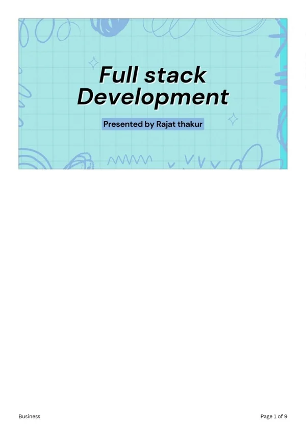 PPT - Full stack Development PowerPoint Presentation, free download ...