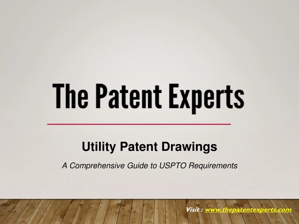 PPT - Utility Patent Drawings | Comprehensive Guide to USPTO ...