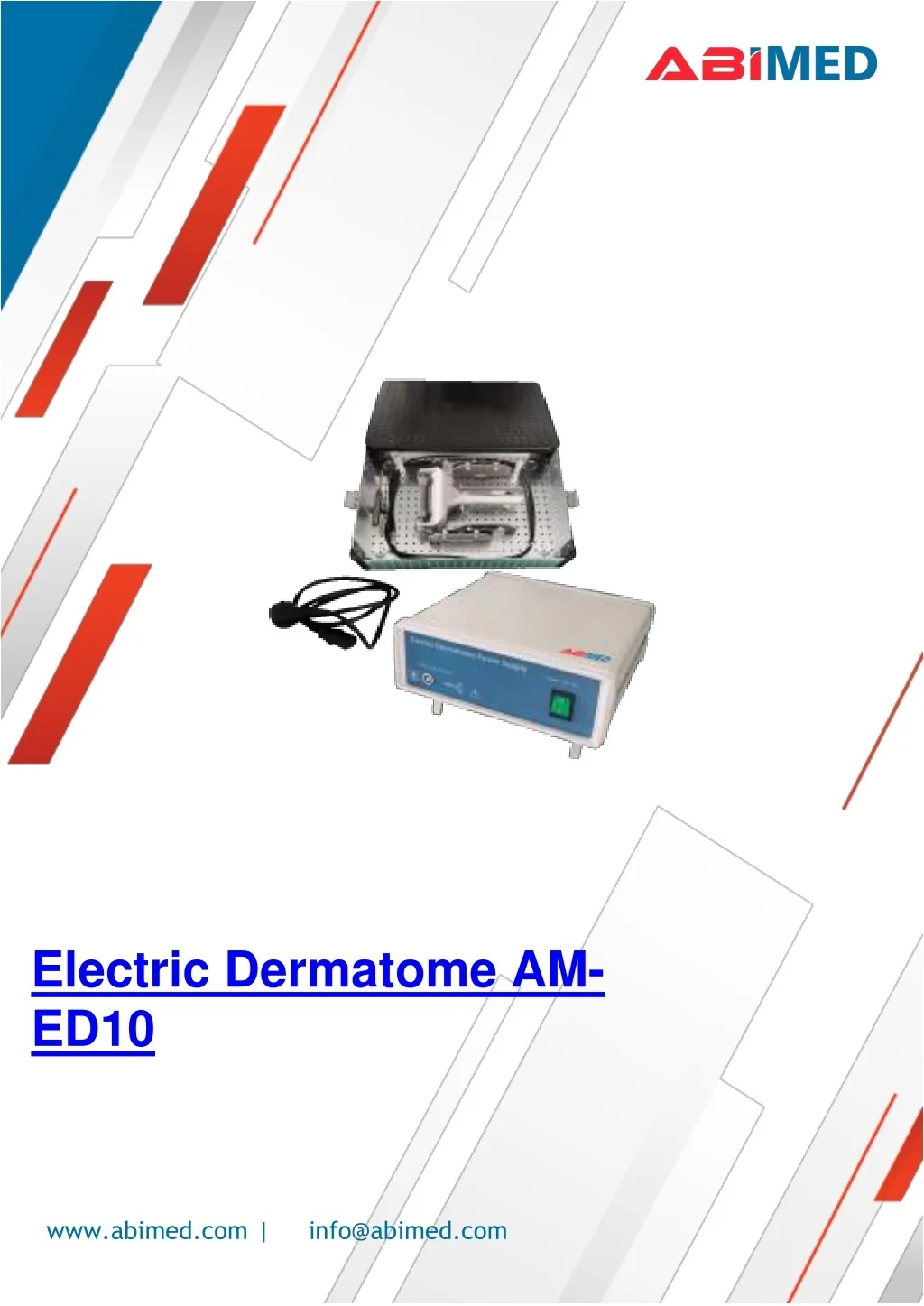 PPT - Electric Dermatome PowerPoint Presentation, free download - ID ...