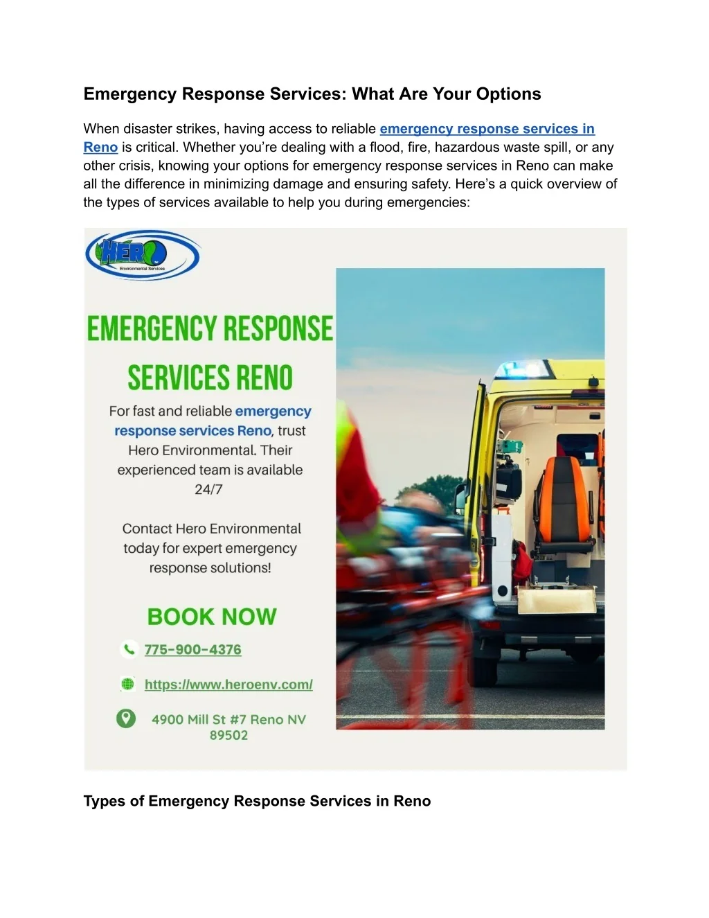 PPT - Emergency Response Services_ What Are Your Options (1) PowerPoint ...