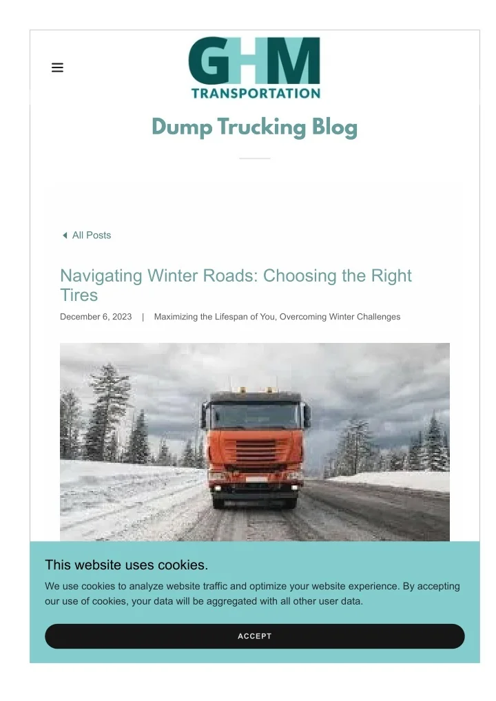 PPT - Choosing the Best Winter Tires for Heavy Hauling: A Guide for ...