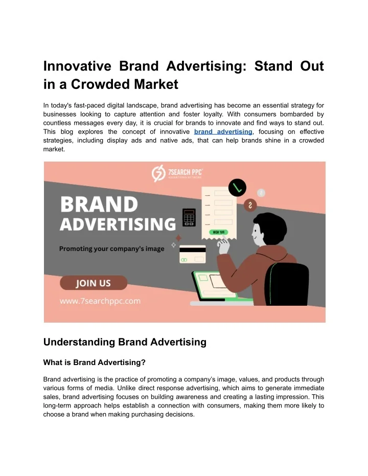 PPT - Innovative Brand Advertising_ Stand Out in a Crowded Market ...