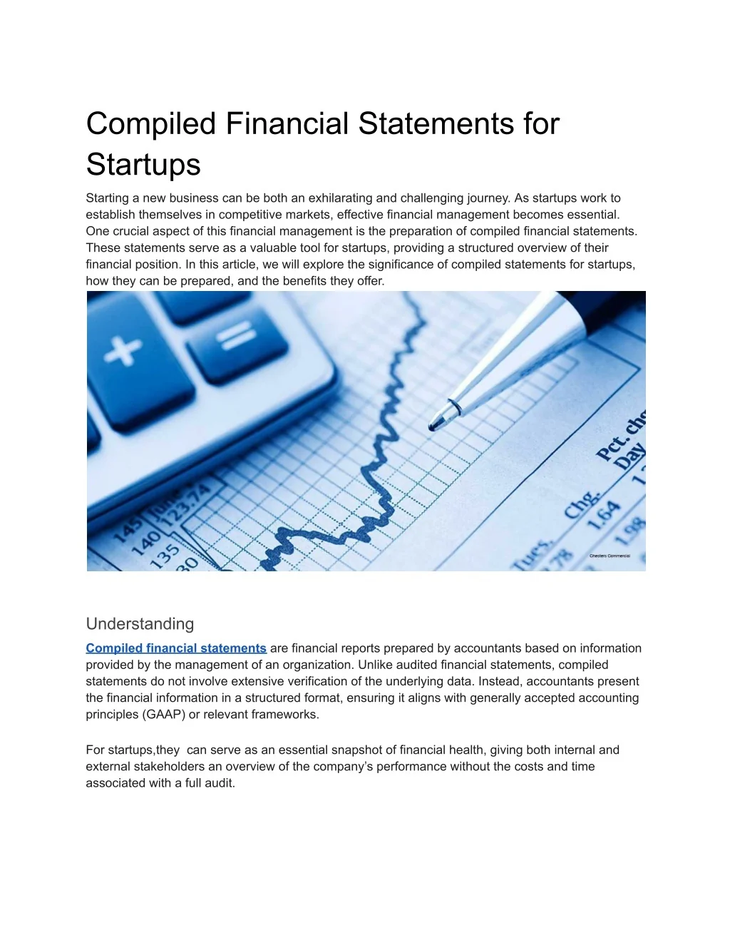PPT - Compiled Financial Statements for Startups PowerPoint ...