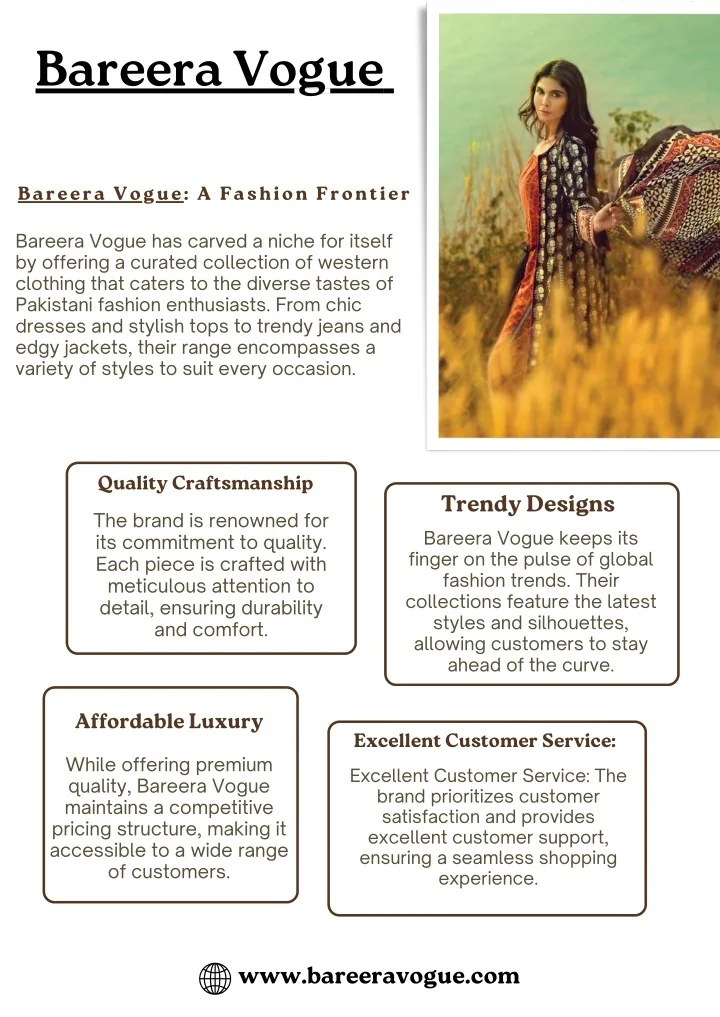 PPT - Elevate Your Style with Bareera Vogue's Western Wear PowerPoint ...