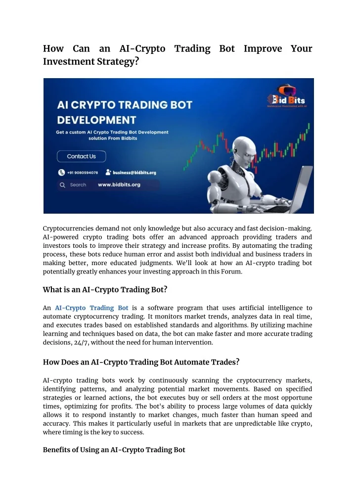 PPT - How Can an AI-Crypto Trading Bot Improve Your Investment Strategy PowerPoint Presentation ...