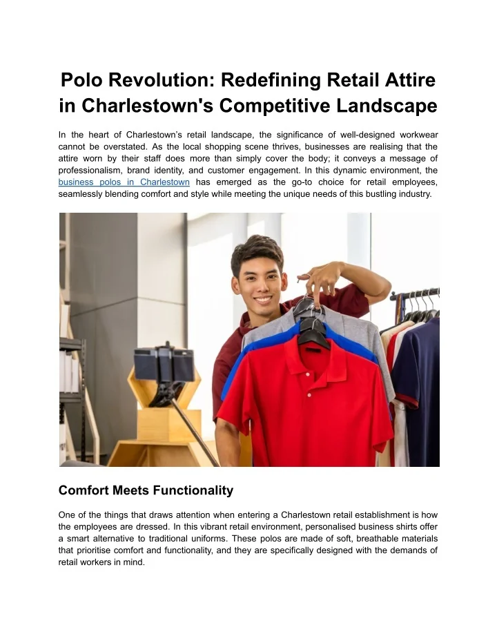 PPT - Polo Revolution Redefining Retail Attire in Charlestown's Competitive Landscape PowerPoint ...