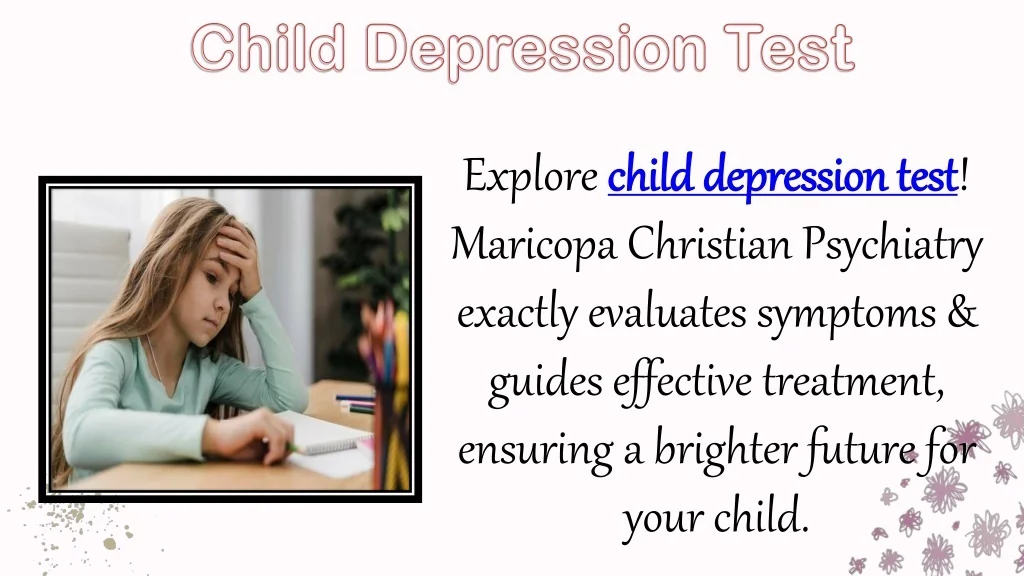 PPT - Child Depression Test PowerPoint Presentation, free download - ID ...