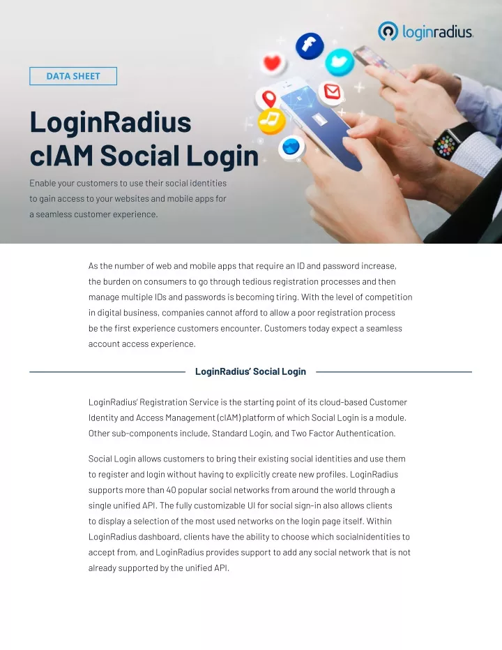 PPT - Simplify User Authentication with LoginRadius CIAM Social Login ... PPT - Simplify User Authentication with LoginRadius CIAM Social Login ...